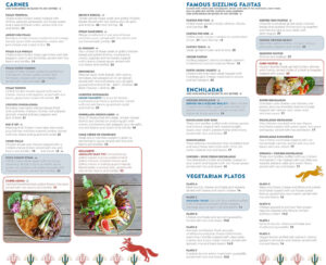 Senor Fox Menu – Authentic Mexican Cuisine